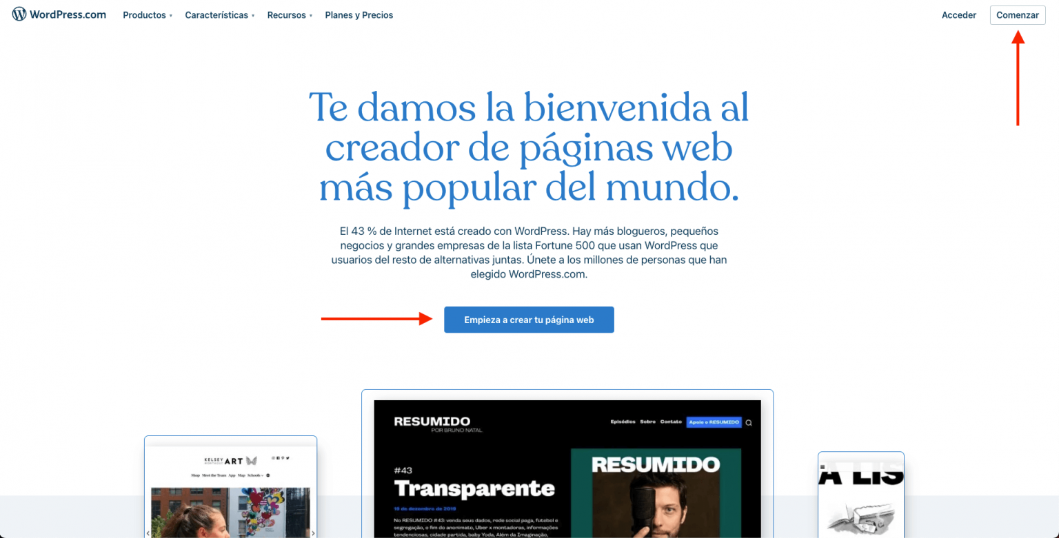 Crear Un Sitio Web Gratis Con Wordpress Sebasweb